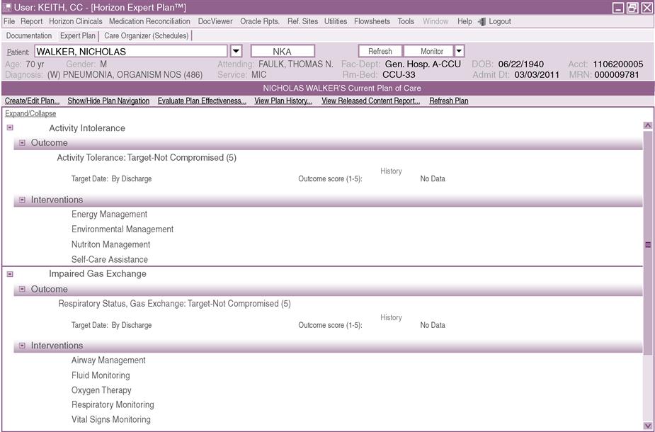 Nursing Interventions Classification (NIC)