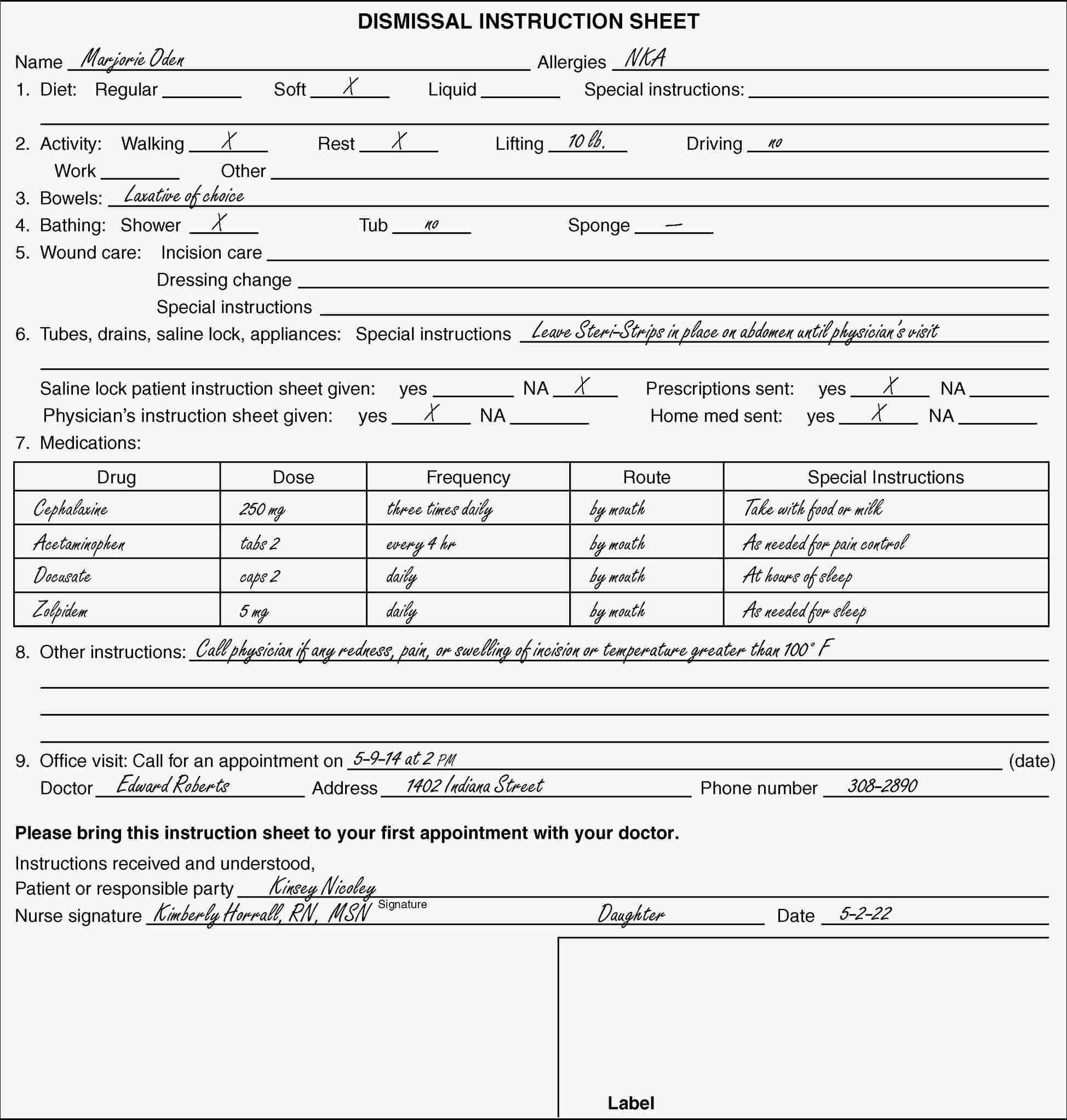 Admission, Transfer, and Discharge